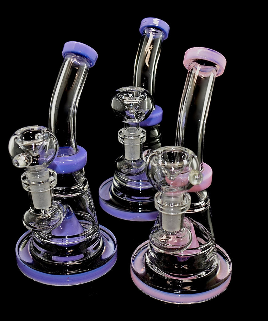 7" SLIM COLOR SMOKING GLASS WATER PIPE – Magic Wholesale Glass